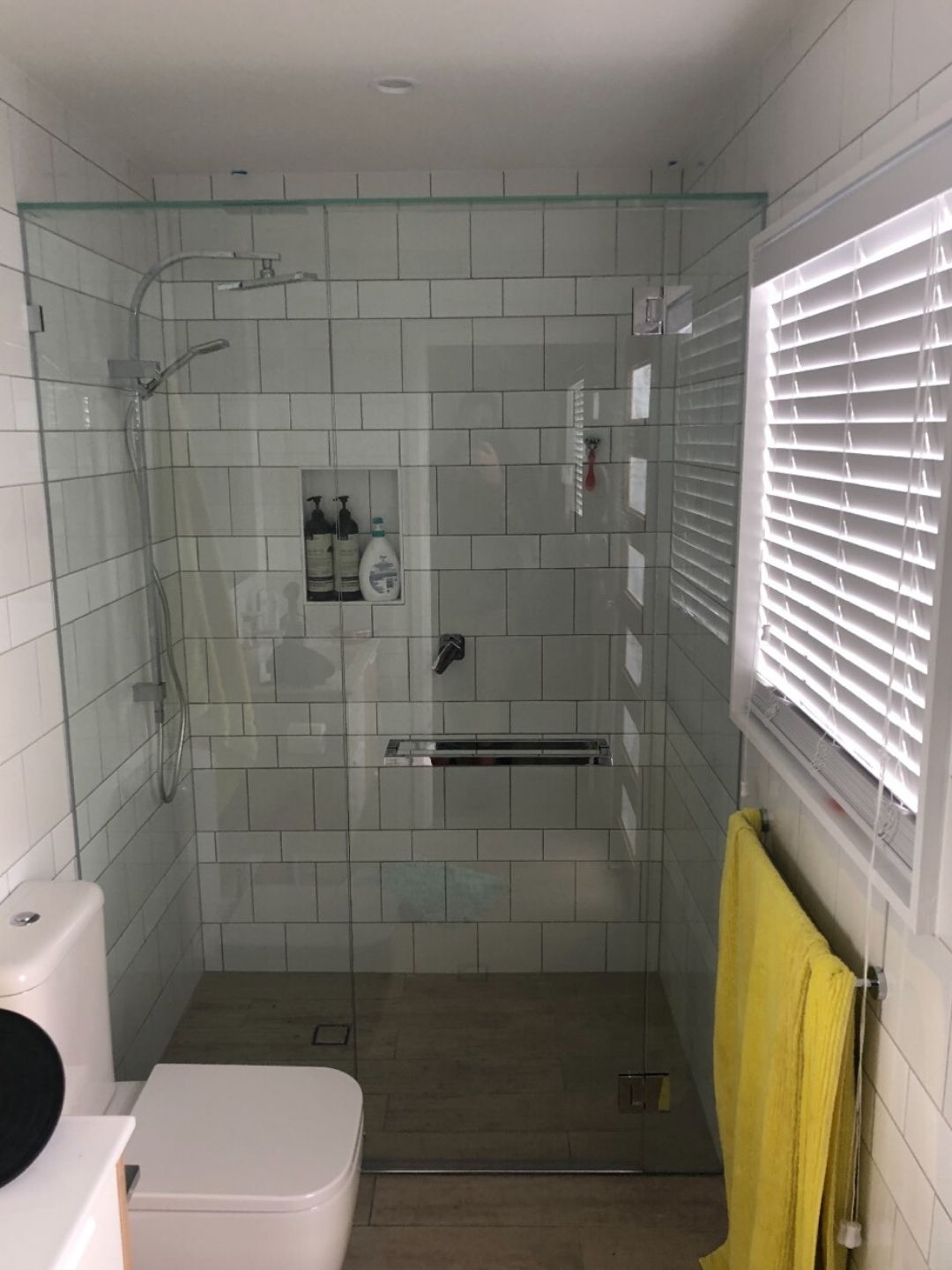 Civic Shower Screens And Wardrobes | Hinged Frameless ShowerScreens