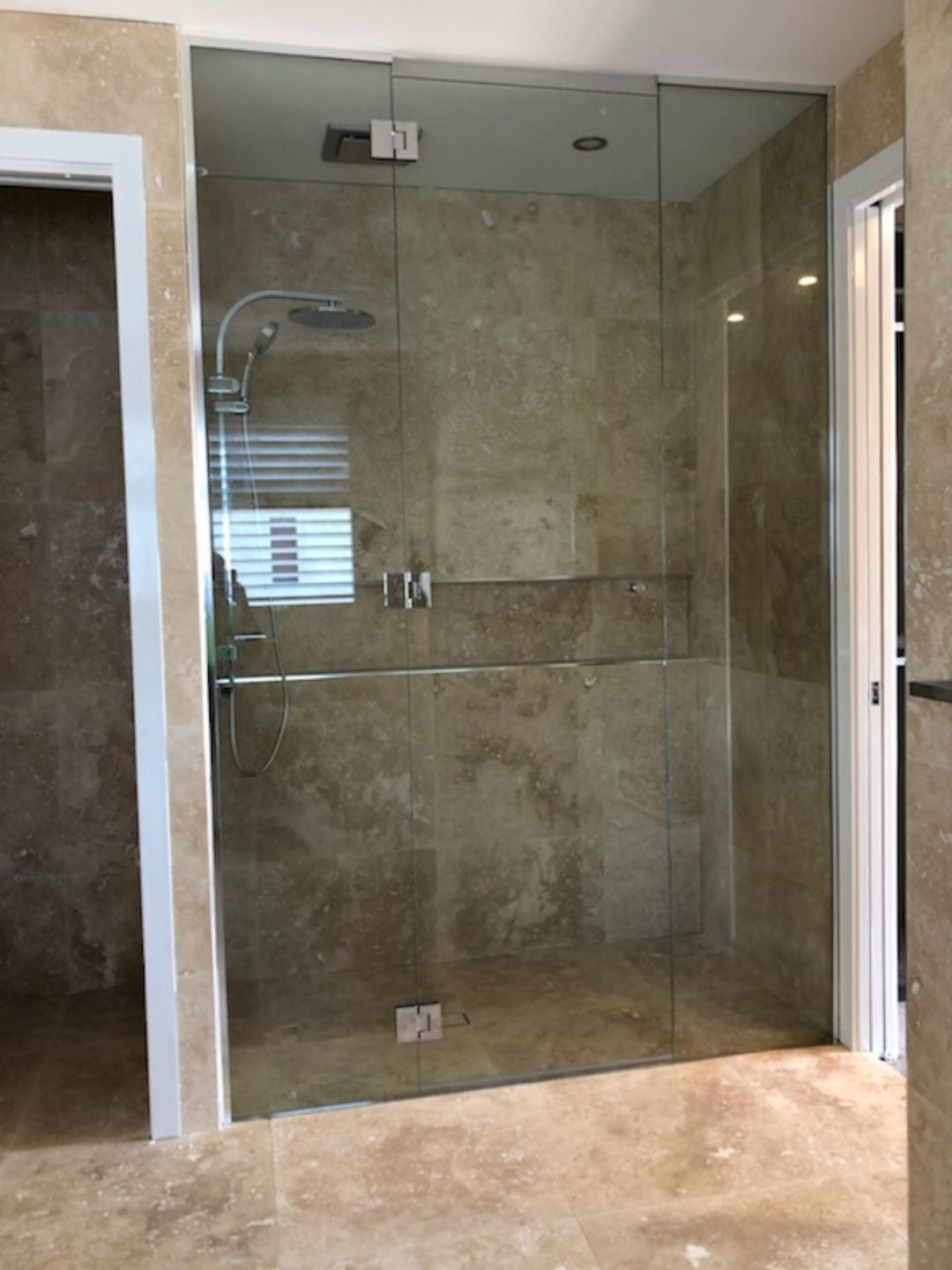 Civic Shower Screens And Wardrobes | Hinged Frameless ShowerScreens