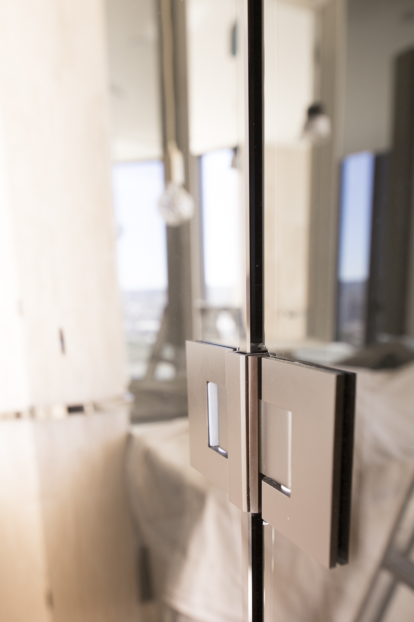 Civic Shower Screens And Wardrobes | Hinged Frameless ShowerScreens