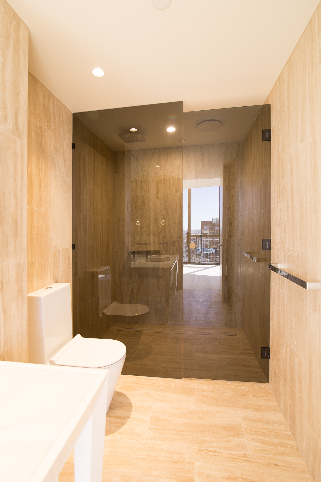 Civic Shower Screens And Wardrobes | Hinged Frameless ShowerScreens