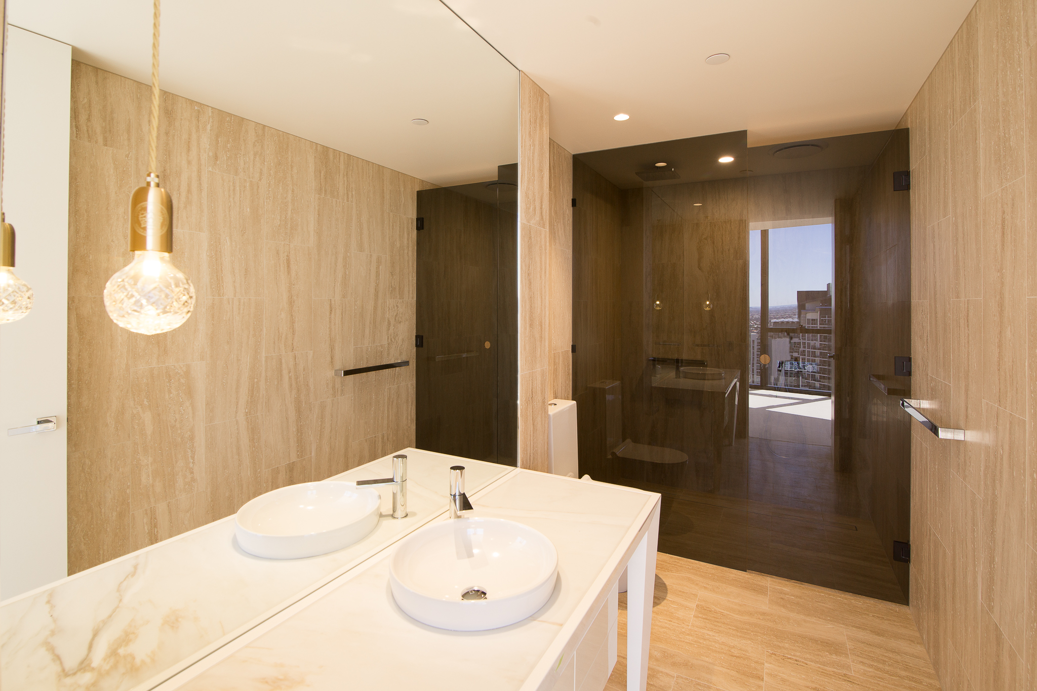 Civic Shower Screens And Wardrobes | Hinged Frameless ShowerScreens