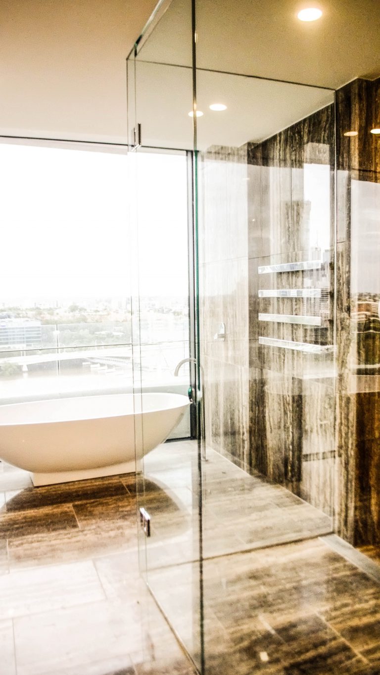 Civic Shower Screens And Wardrobes | Hinged Frameless ShowerScreens